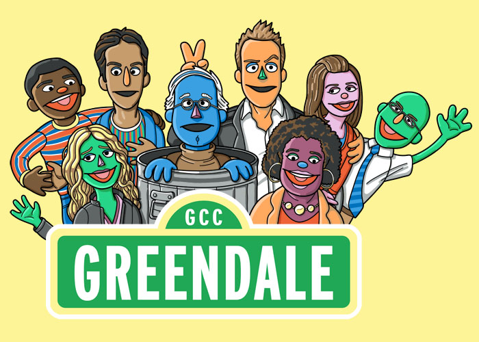 Sunny Days at Greendale - 3.35 Final Score | Blog | Threadless